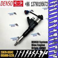 China Rail Fuel DENSO Diesel Injector 095000-5225 23670-E0341 095000-5226 23670-E0342 for sale