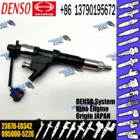China Rail Fuel DENSO Diesel Injector 095000-5225 23670-E0341 095000-5226 23670-E0342 for sale