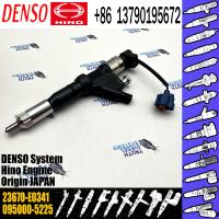 China Hino E13C Diesel Engine Fuel Injector 23670-E0341 095000-5225 for sale