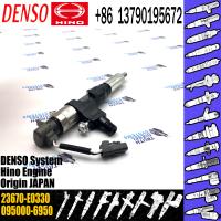 China DENSO Common Rail Fuel Injector 095000-6950 095000-6951 095000-6952 23670-E0330 for sale
