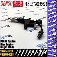 China 095000- 6583 DENSO Diesel Injector 23670-E0320 Diesel Engine Parts for sale