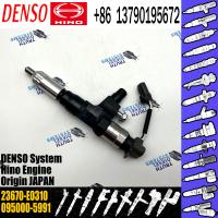 China 23670-E0310 23670-E0311 Denso Diesel Fuel Injectors HINO J05D for sale