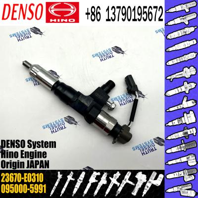 China 23670-E0310 23670-E0311 Denso Diesel Fuel Injectors HINO J05D for sale