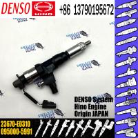 China 23670-E0310 23670-E0311 Denso Diesel Fuel Injectors HINO J05D for sale