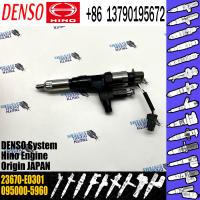 China Remanufactured DENSO Diesel Injector 095000-5960 23670-E0301 for sale