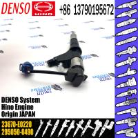 China 295050-0490 Denso Common Rail Injector For HINO Heavy Truck E13C Engine for sale