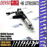 China Hino J08E/J08C Common Rail Diesel Injector 23670-E0201 095000-6811 for sale