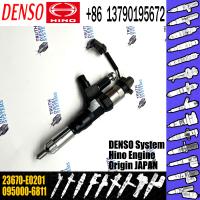 China Hino J08E/J08C Common Rail Diesel Injector 23670-E0201 095000-6811 for sale