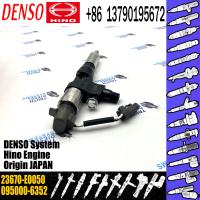 China 095000-6352 Common Rail Fuel Injector 23670-E0050 HINO J05E for sale