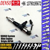 China 095000-6352 Common Rail Fuel Injector 23670-E0050 HINO J05E for sale
