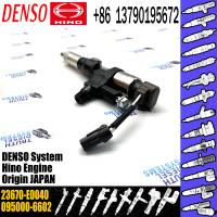 China 095000-6602 Diesel Fuel Injector 23670-E0040 For HINO J08C J08E for sale