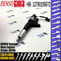 China 095000-6602 Diesel Fuel Injector 23670-E0040 For HINO J08C J08E for sale