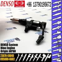 China 095000-6602 Diesel Fuel Injector 23670-E0040 For HINO J08C J08E for sale