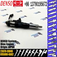 China 095000-6602 Diesel Fuel Injector 23670-E0040 For HINO J08C J08E for sale
