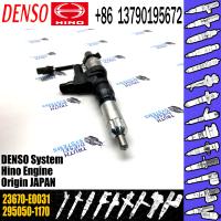 China 295050-1170 DENSO Diesel Injector ISO 095000-6750 For HINO 23670-E0030 for sale