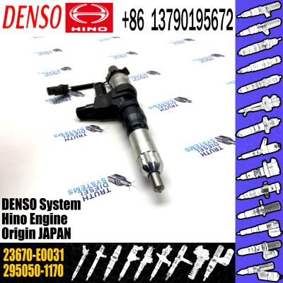 China 295050-1170 DENSO Diesel Injector ISO 095000-6750 For HINO 23670-E0030 for sale