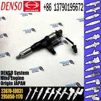 China 295050-1170 DENSO Diesel Injector ISO 095000-6750 For HINO 23670-E0030 for sale