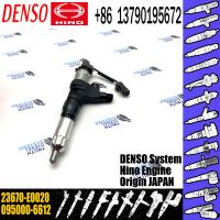 China 0950006612 DENSO Diesel Injector 23670-E0020 For HINO Engine for sale