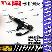 China 0950006612 DENSO Diesel Injector 23670-E0020 For HINO Engine for sale