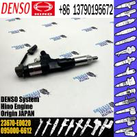 China 0950006612 DENSO Diesel Injector 23670-E0020 For HINO Engine for sale