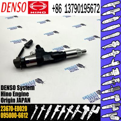 China 0950006612 DENSO Diesel Injector 23670-E0020 For HINO Engine for sale
