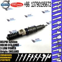 China New Diesel Fuel Injector 20584345 for VOL D13 20584345 20584345 BEBE4D08001 85000497 for sale