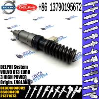 China D13 Engine 4 pins Diesel Fuel Injector BEBE4D08002 For VOL Truck 20584346 85000498 for sale