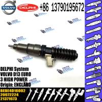 China Engine 4 pins Diesel Fuel Injector 20584346 85000498 BEBE4D08002 BEBE4D16002 For VOL Truck D13 for sale