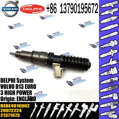 China Engine 4 pins Diesel Fuel Injector 20584346 85000498 BEBE4D08002 BEBE4D16002 For VOL Truck D13 for sale