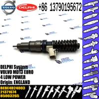 China Direct Sale Diesel Fuel Injector 20972223 21371674 BEBE4D24003 For VOL MD13 EURO 4 LOW POWER for sale