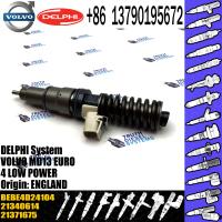 China Fuel Injector 21371675 21340614 85000872 85003266 BEBE4D24004 BEBE4D24104 E3.18 for VOL MD13 EURO 4 LOW POWER for sale