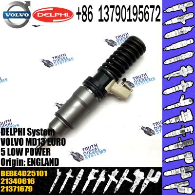 China 4 PINS fuel injector 3801469 BEBE4D25001 BEBE4D25101 for VOL MD13 EURO 5 LOW POWER for sale