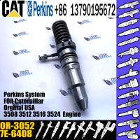 China 7E-6408 for cat 3512 3516 3508 engine excavator fuel injector 7E-6408 diesel fuel injector 0R-3052 for sale