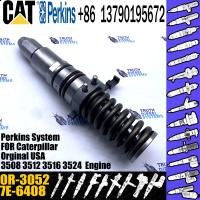 China 7E-6408 for cat 3512 3516 3508 engine excavator fuel injector 7E-6408 diesel fuel injector 0R-3052 for sale