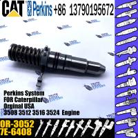 China 7E-6408 for cat 3512 3516 3508 engine excavator fuel injector 7E-6408 diesel fuel injector 0R-3052 for sale