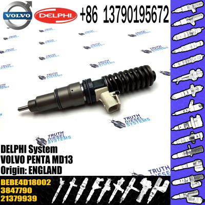 China High Quality 4 pin Diesel Fuel Injector 3801369 Common Rail Injector BEBE4D18002 For VOL Truck PENTA MD13 for sale