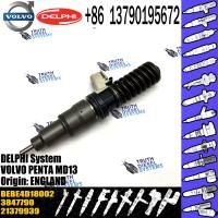 China High Quality 4 pin Diesel Fuel Injector 3801369 Common Rail Injector BEBE4D18002 For VOL Truck PENTA MD13 for sale
