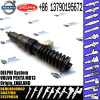 China High Quality 4 pin Diesel Fuel Injector 3801369 Common Rail Injector BEBE4D18002 For VOL Truck PENTA MD13 for sale