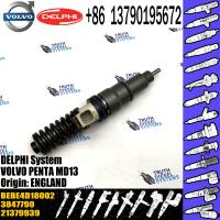 China High Quality 4 pin Diesel Fuel Injector 3801369 Common Rail Injector BEBE4D18002 For VOL Truck PENTA MD13 for sale