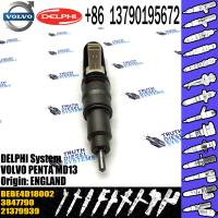 China High Quality 4 pin Diesel Fuel Injector 3801369 Common Rail Injector BEBE4D18002 For VOL Truck PENTA MD13 for sale