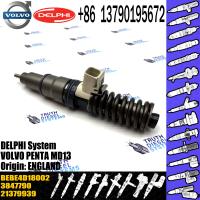 China High Quality 4 pin Diesel Fuel Injector 3801369 Common Rail Injector BEBE4D18002 For VOL Truck PENTA MD13 for sale
