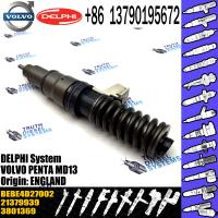 China injector common rail injector 3801369 BEBE4D18002 For VOL PENTA MD13 diesel fuel injector BEBE4D27002 for sale