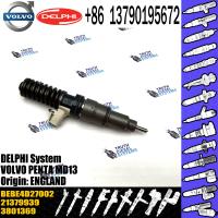 China injector common rail injector 3801369 BEBE4D18002 For VOL PENTA MD13 diesel fuel injector BEBE4D27002 for sale