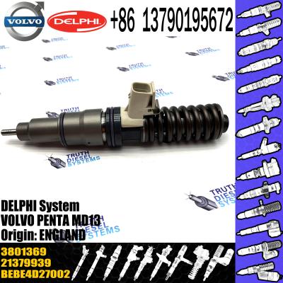 China High Quality 4 pin Diesel Fuel Injector 3801369 Common Rail Injector BEBE4D18002 For VOL Truck PENTA MD13 for sale