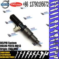 China High Quality 4 pin Diesel Fuel Injector 3801369 Common Rail Injector BEBE4D18002 For VOL Truck PENTA MD13 for sale