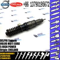 China diesel fuel injector 21569191 21207143 7421207143 21582103 for VOL TRUCKS D11C common rail injector 21569191 for sale