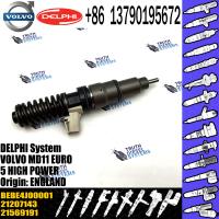 China diesel fuel injector 21569191 21207143 7421207143 21582103 for VOL TRUCKS D11C common rail injector 21569191 for sale