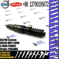China diesel fuel injector 21569191 21207143 7421207143 21582103 for VOL TRUCKS D11C common rail injector 21569191 for sale