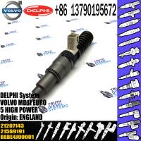 China diesel fuel injector 21569191 21207143 7421207143 21582103 for VOL TRUCKS D11C common rail injector 21569191 for sale