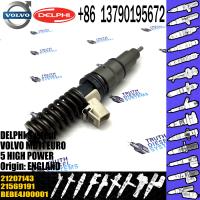 China diesel fuel injector 21569191 21207143 7421207143 21582103 for VOL TRUCKS D11C common rail injector 21569191 for sale